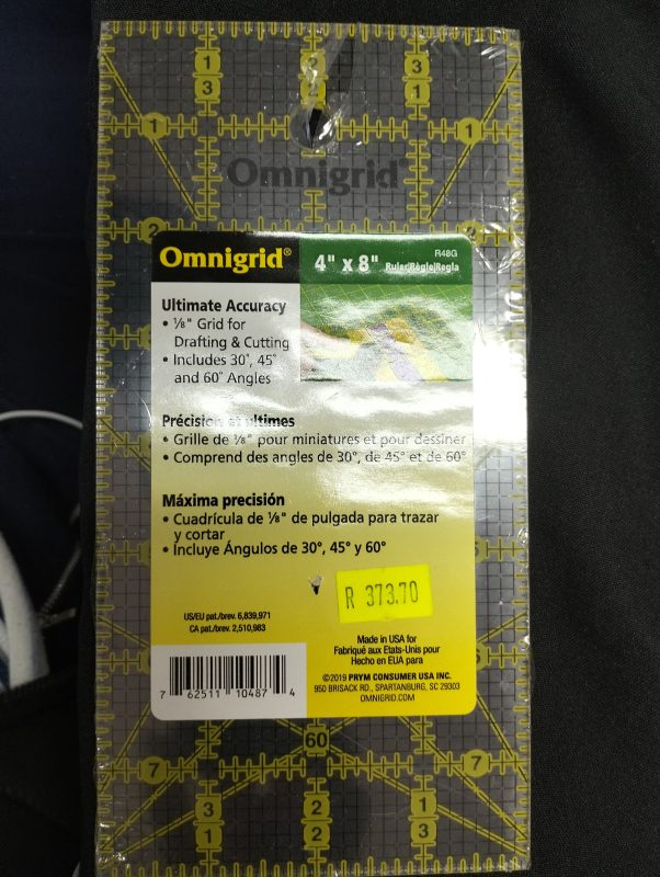 Omnigrip Ruler 4 X 8 - Quiltalk