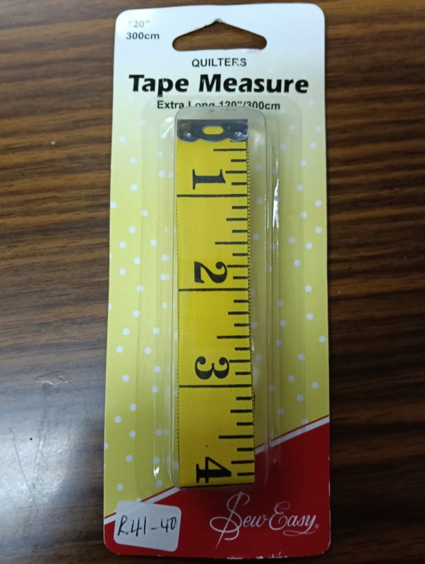 Tape Measure Extra Long 120'/300cm - Quiltalk